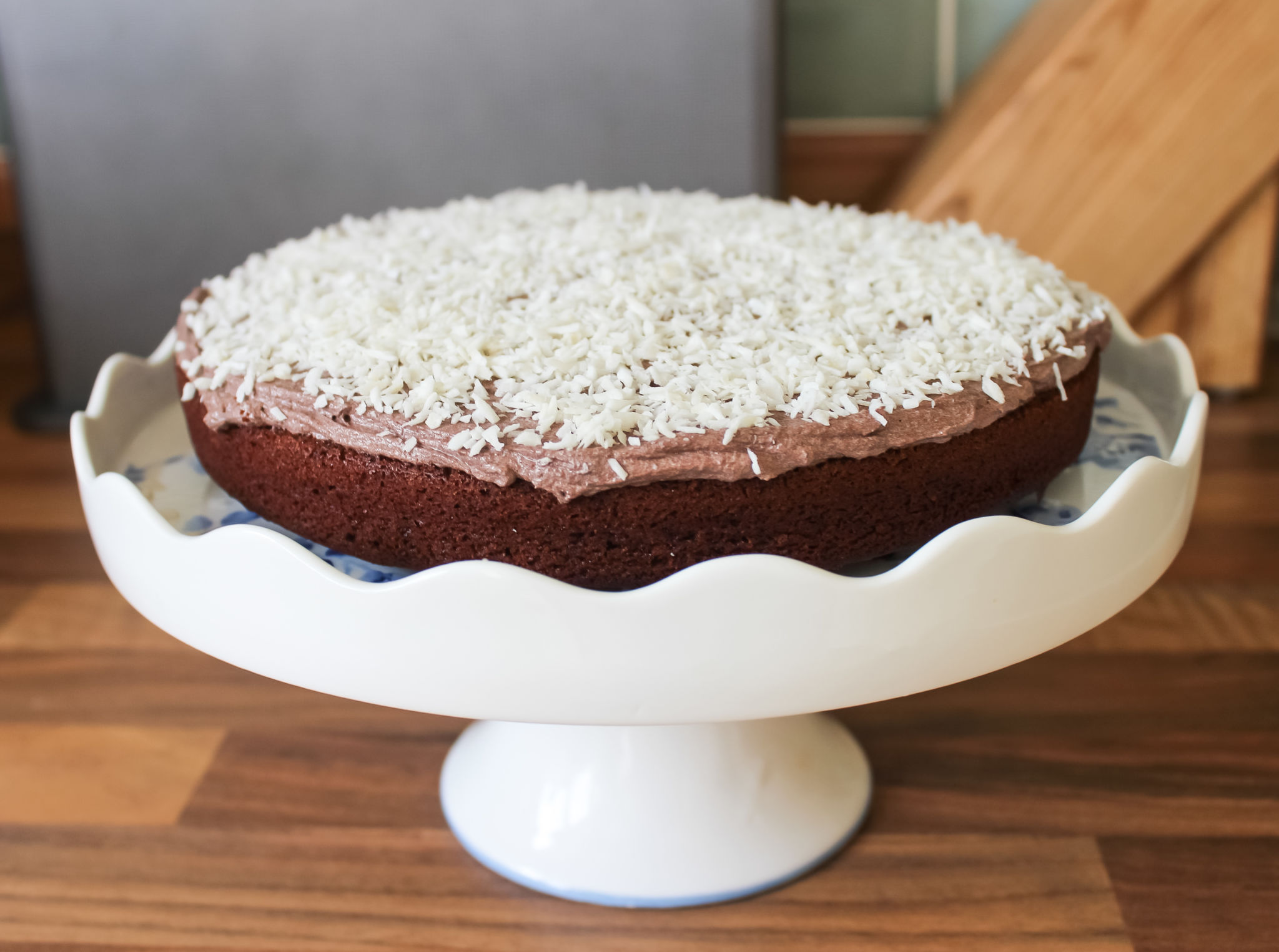 Chocolate Coconut Cake - Baker Jo's Easy, Moist Easter Layer Cake