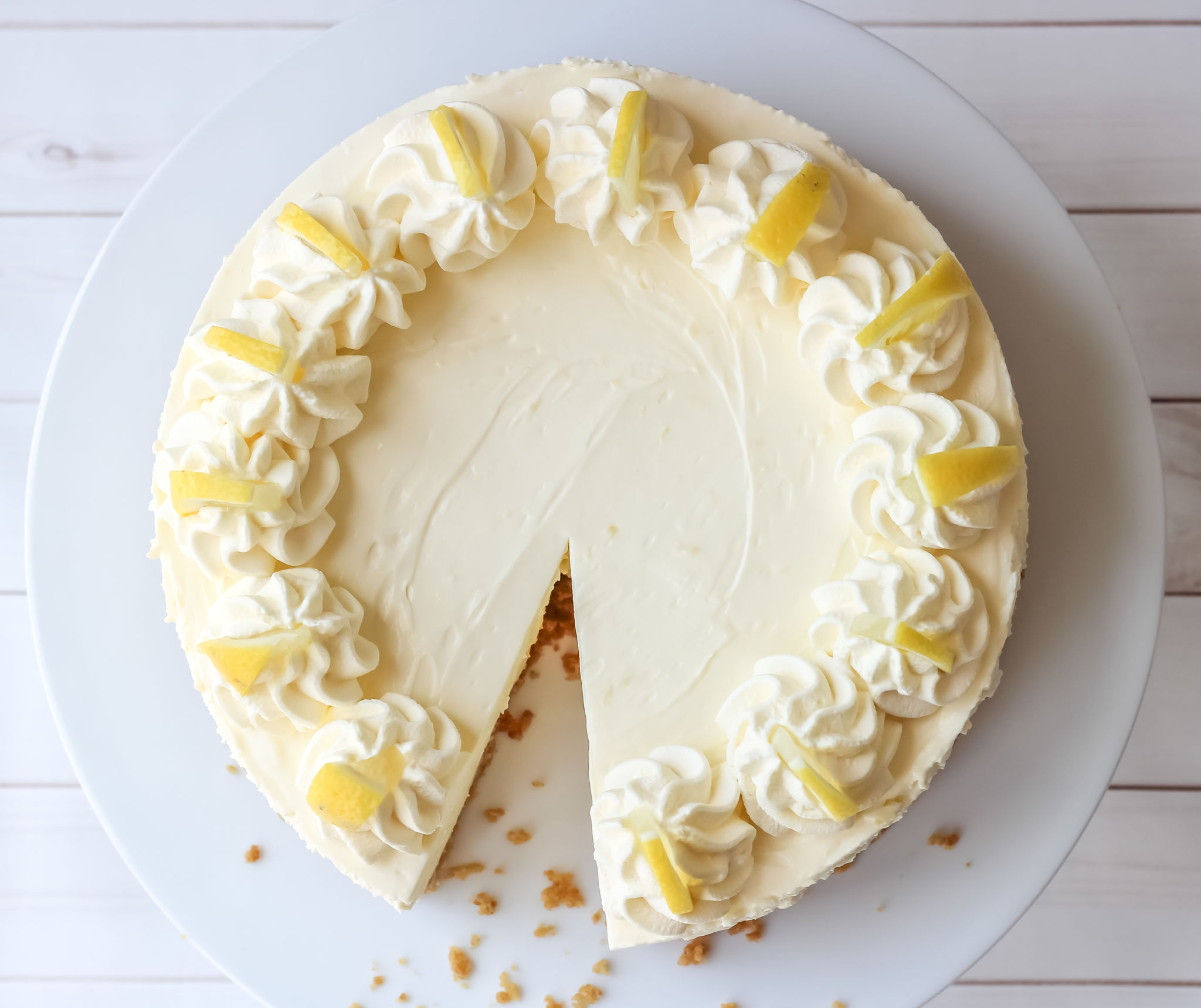 No-Bake Lemon Cheesecake - Baker Jo's Simple No-Bake Cheesecake