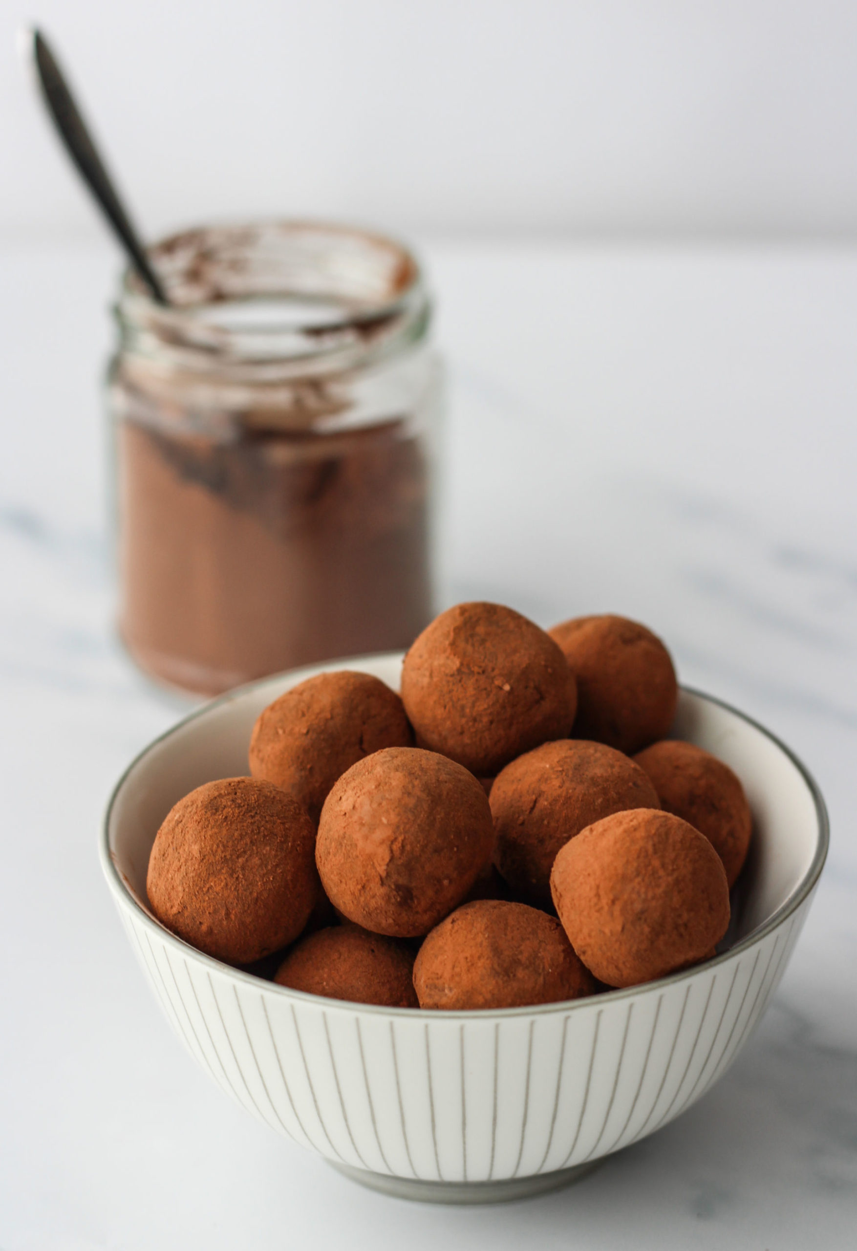 Cocoa Dusted Chocolate Truffles - Baker Jo's Simple and Classic Truffles