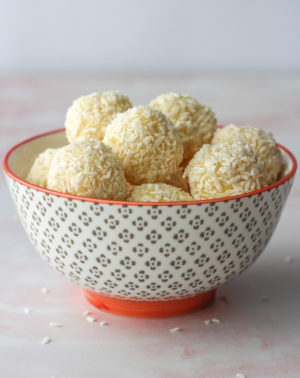 White Chocolate Coconut Truffles - Baker Jo's Quick, Easy Truffle Recipe