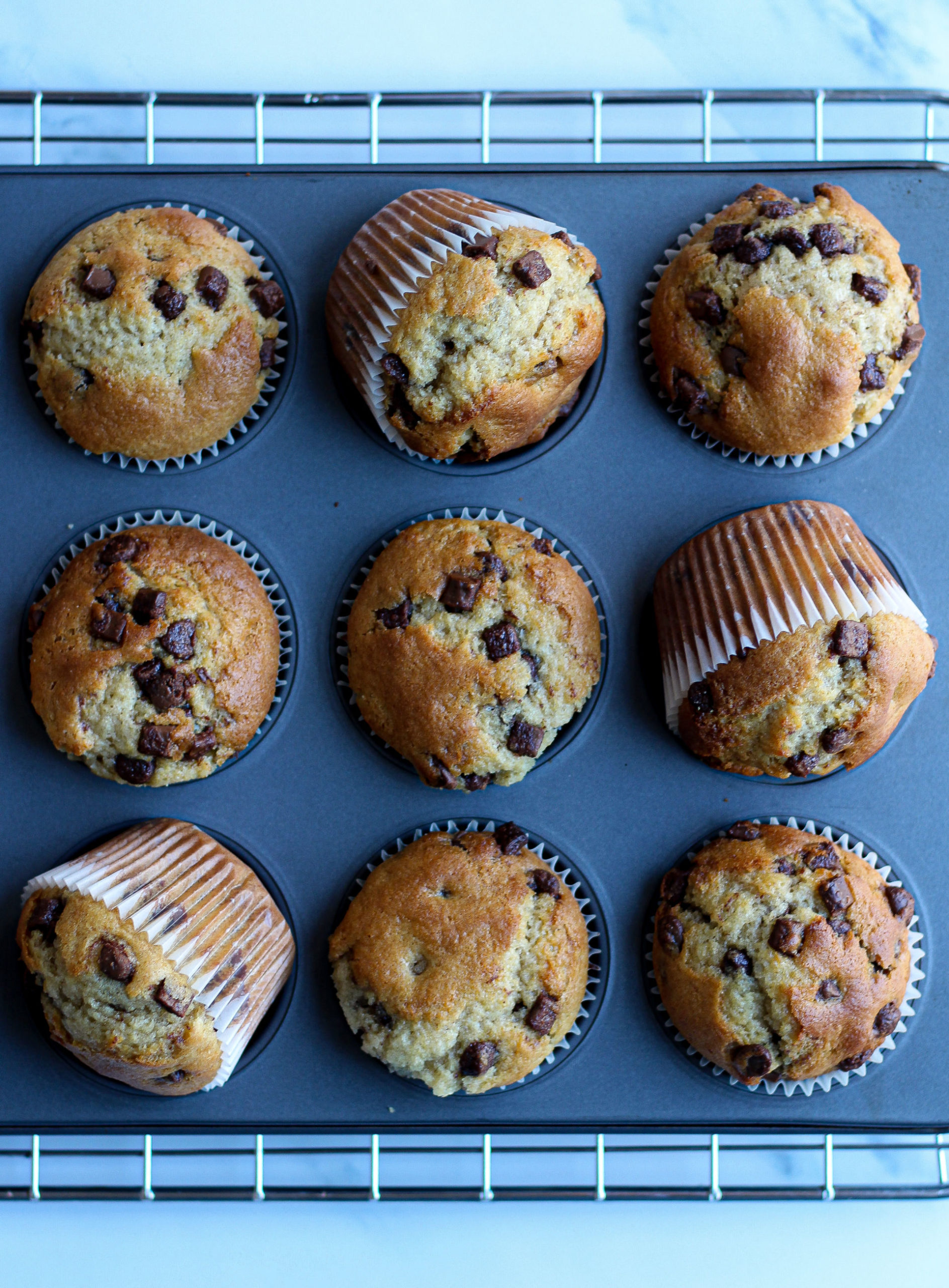 Chocolate Chip Muffins - Baker Jo