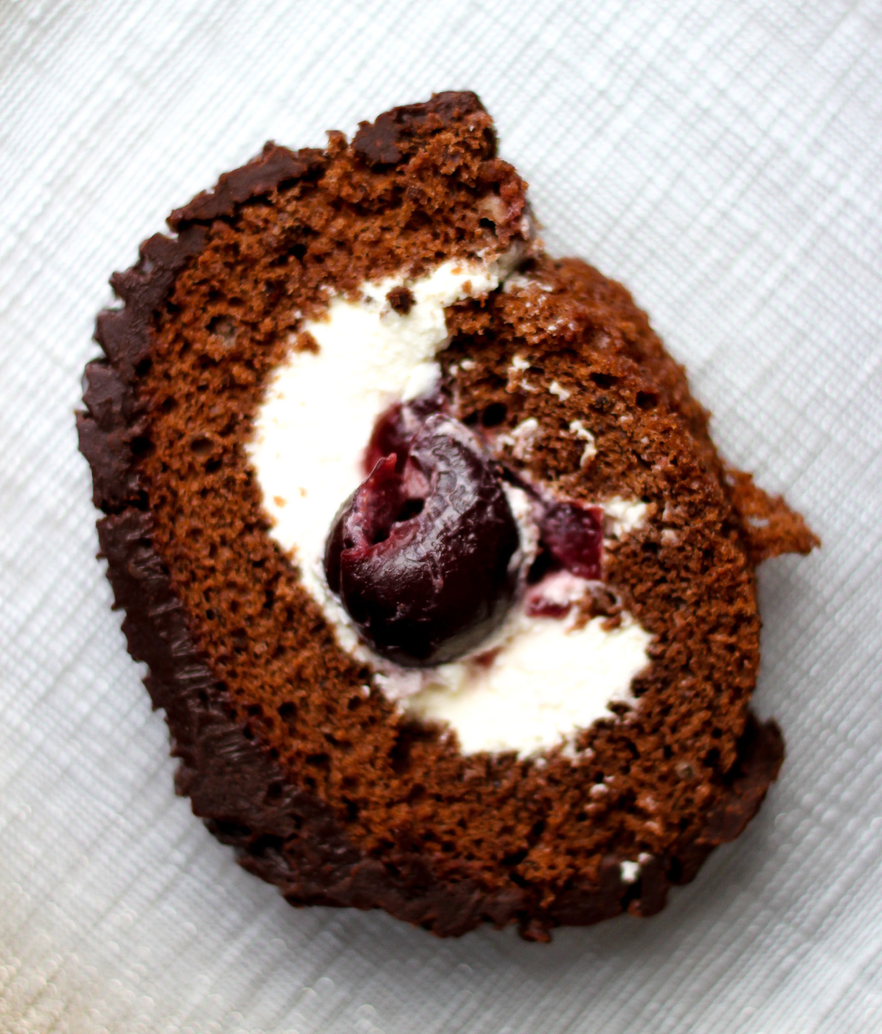 Black Forest Swiss Roll - Baker Jo