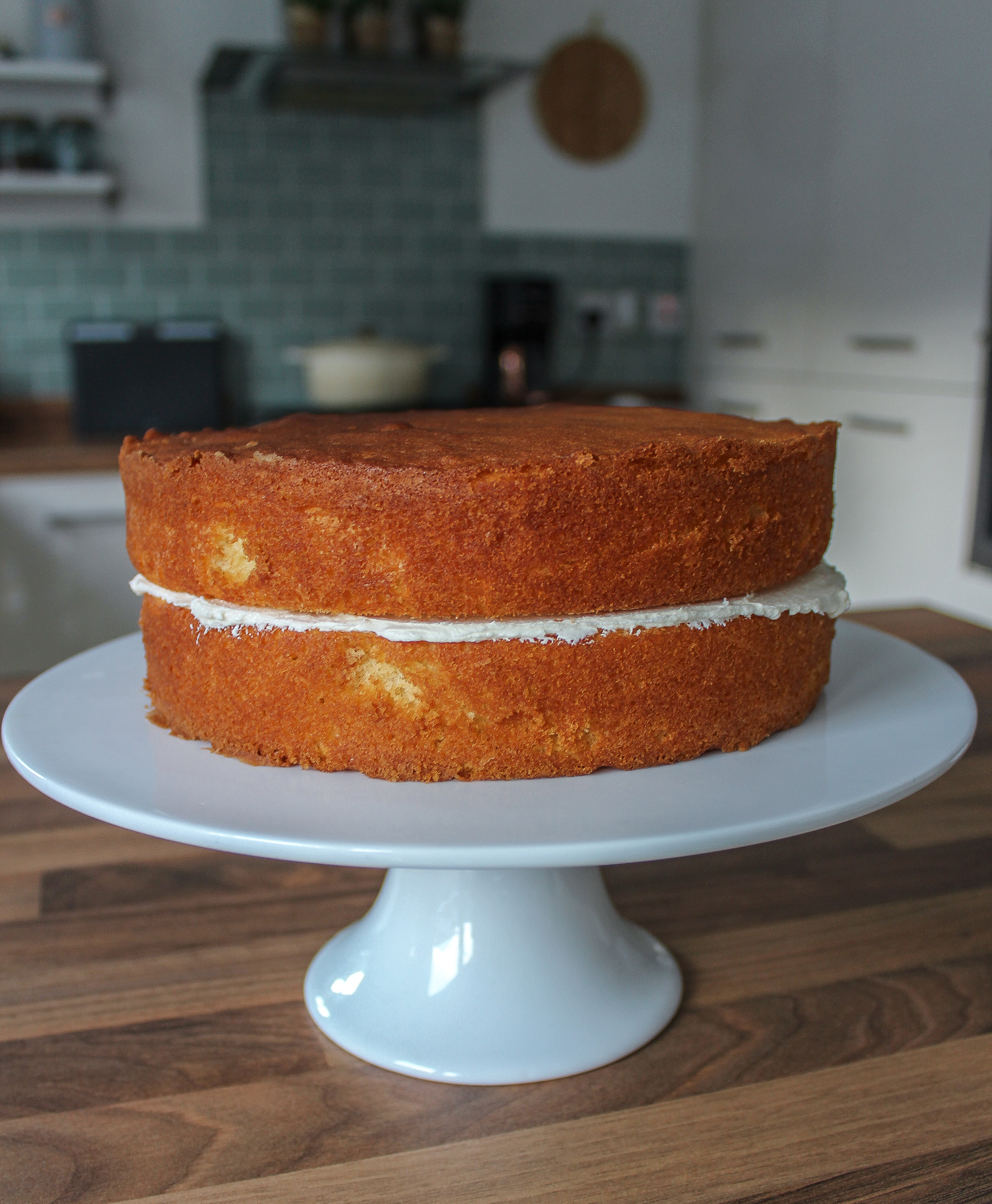 Vanilla Layer Cake with Vanilla Buttercream - Baker Jo