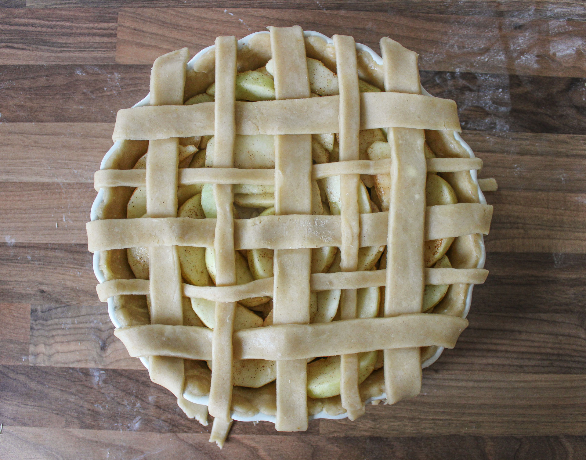 Lattice Apple Pie - Baker Jo