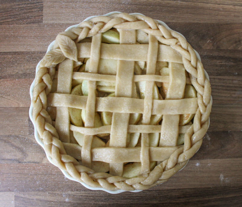 Lattice Apple Pie - Baker Jo