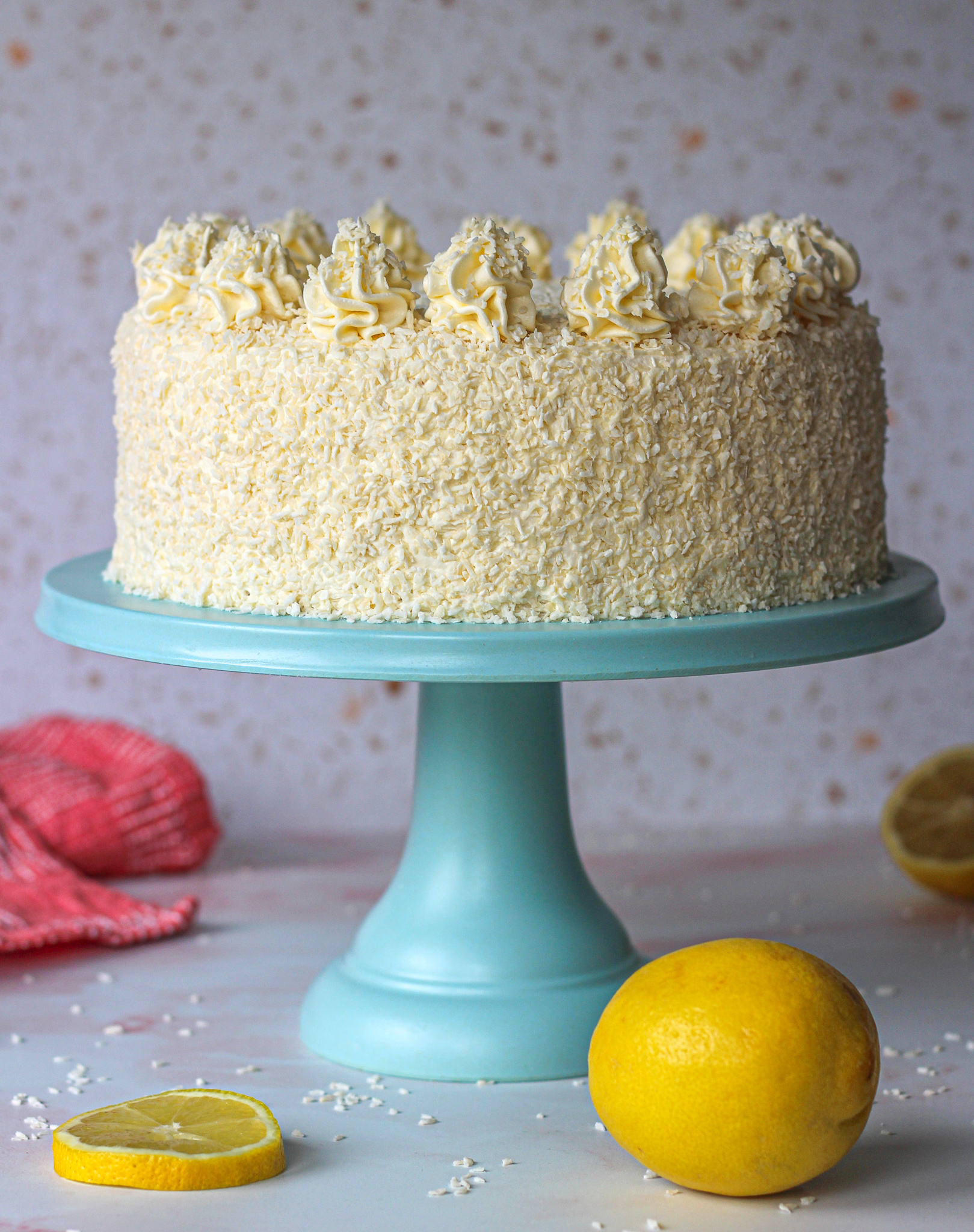 Lemon Coconut Layer Cake - Baker Jo