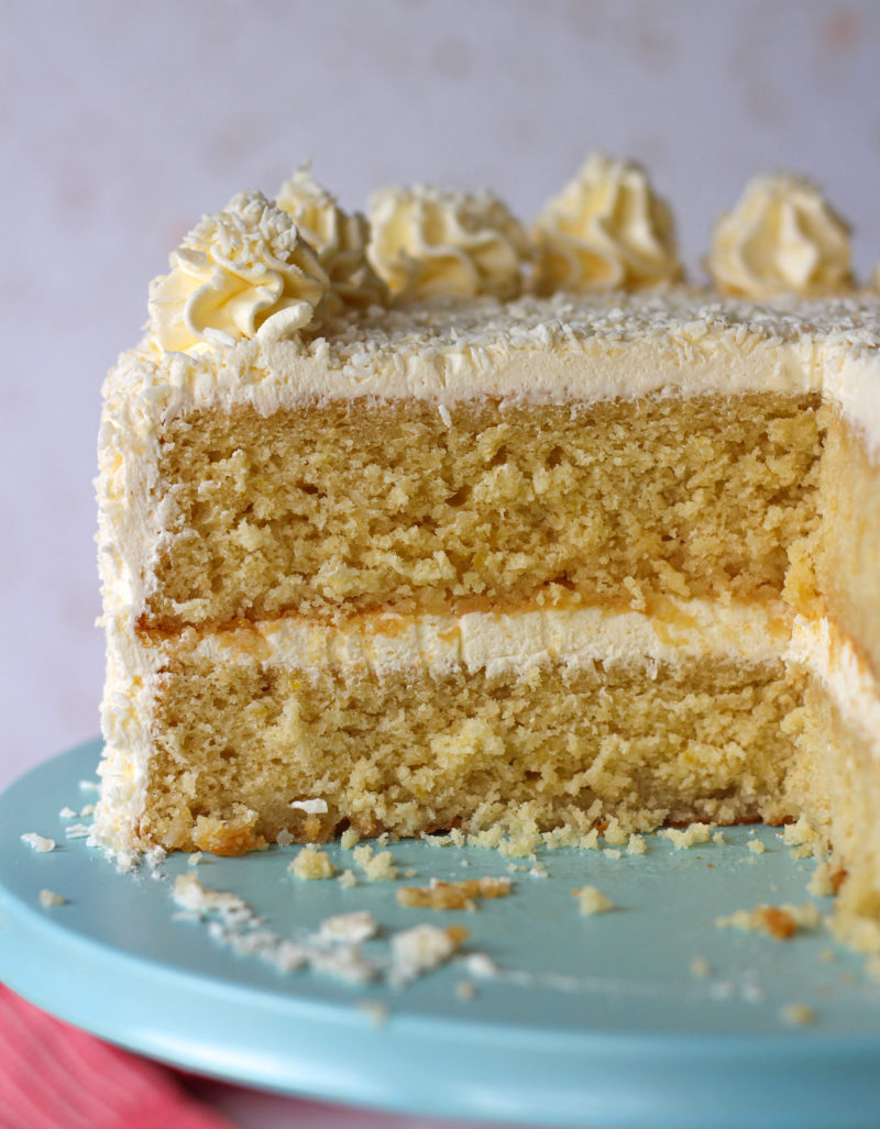 Lemon Coconut Layer Cake - Baker Jo
