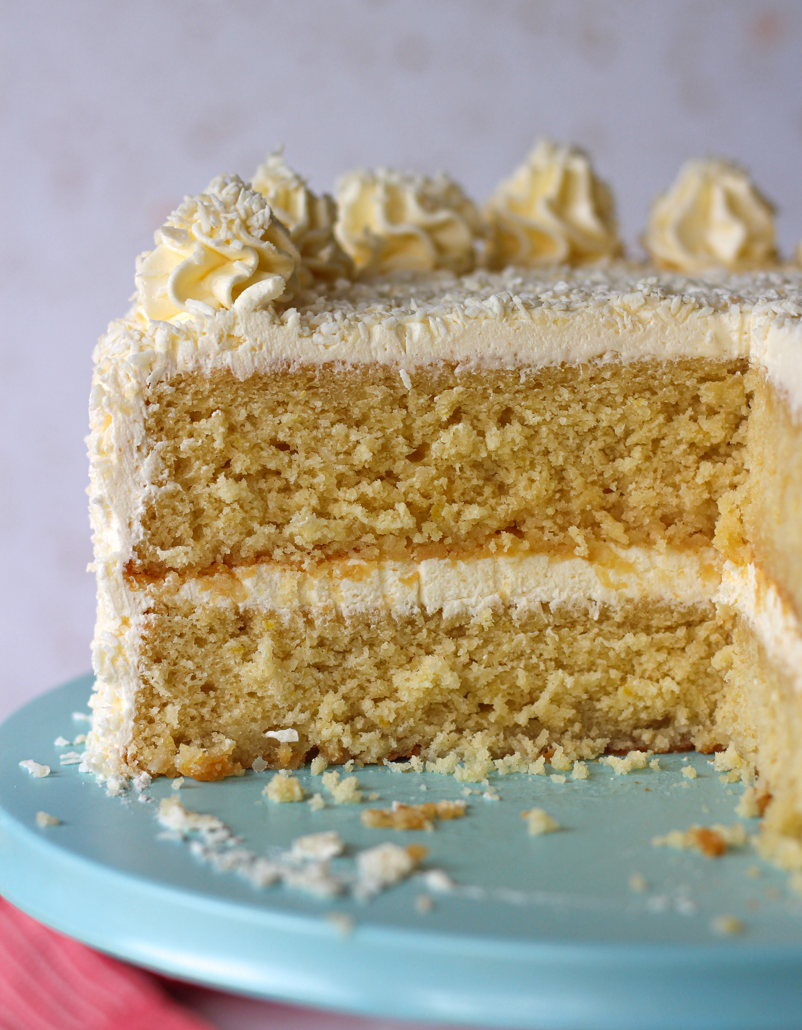 Lemon Coconut Layer Cake - Baker Jo