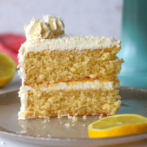 Lemon Coconut Layer Cake - Baker Jo