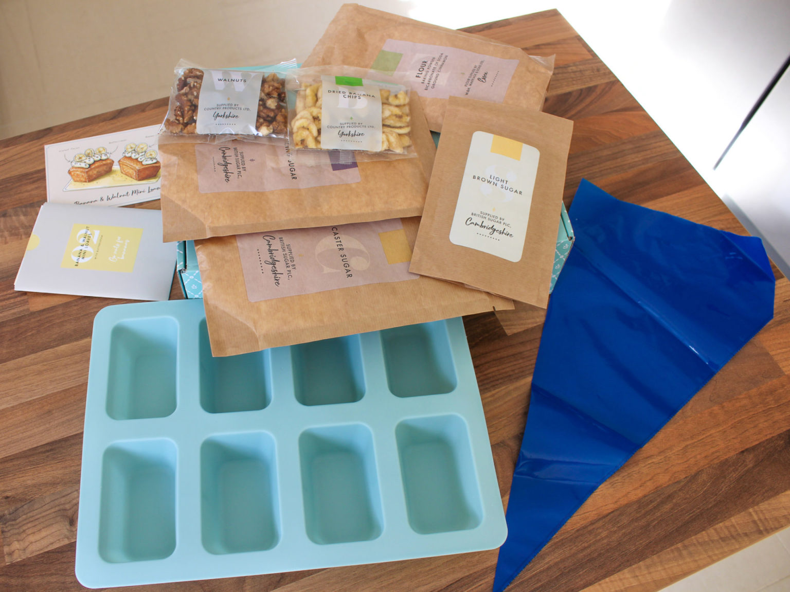 The Bake Off Box: Banana and Walnut Mini Loaves - Baker Jo