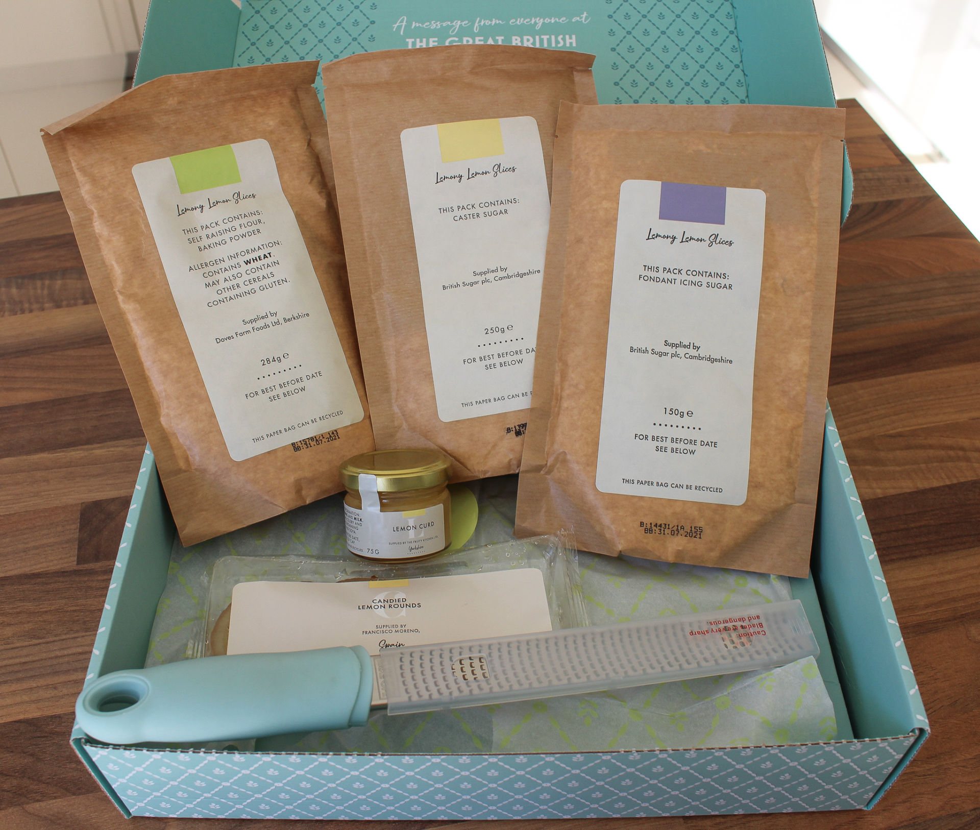 The Bake Off Box: Lemony Lemon Slices - Baker Jo