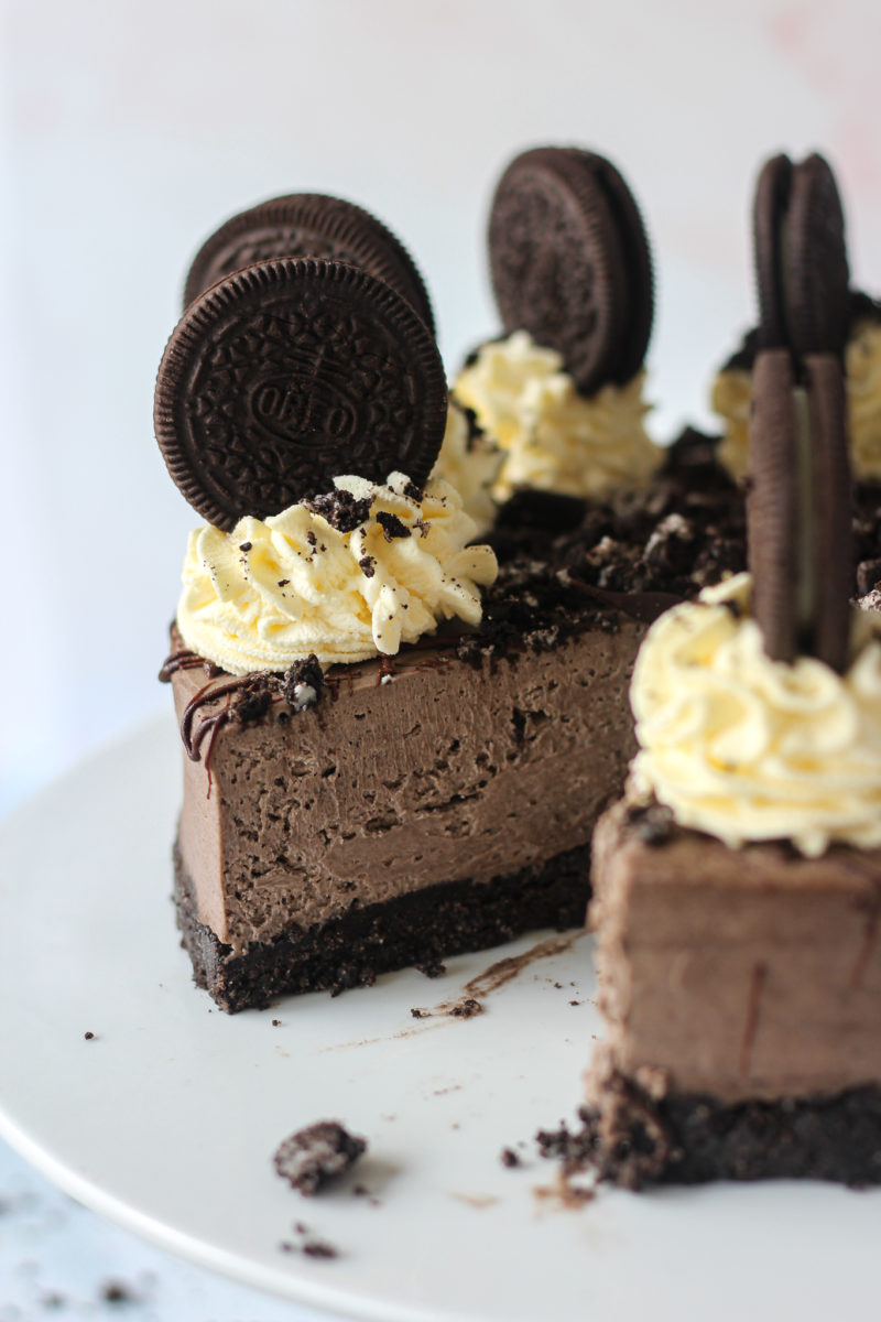 No-Bake Oreo Cheesecake - Baker Jo