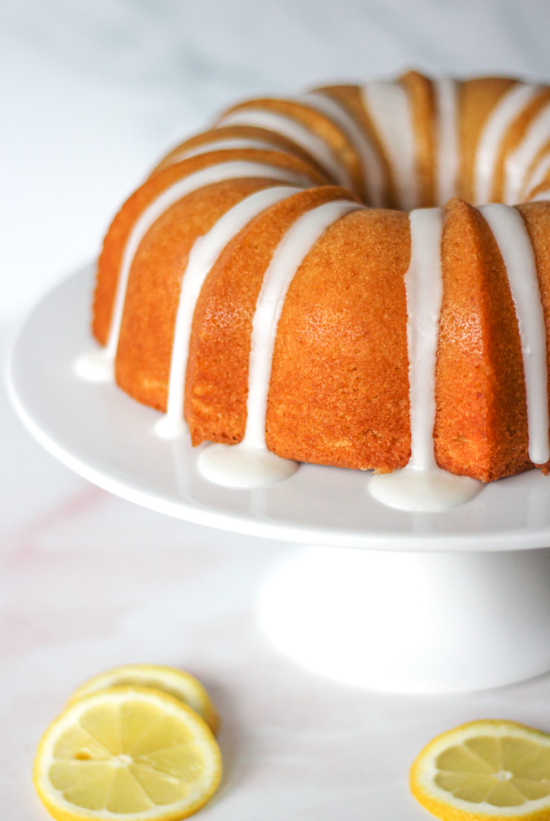 Lemon Drizzle Bundt Cake - Baker Jo
