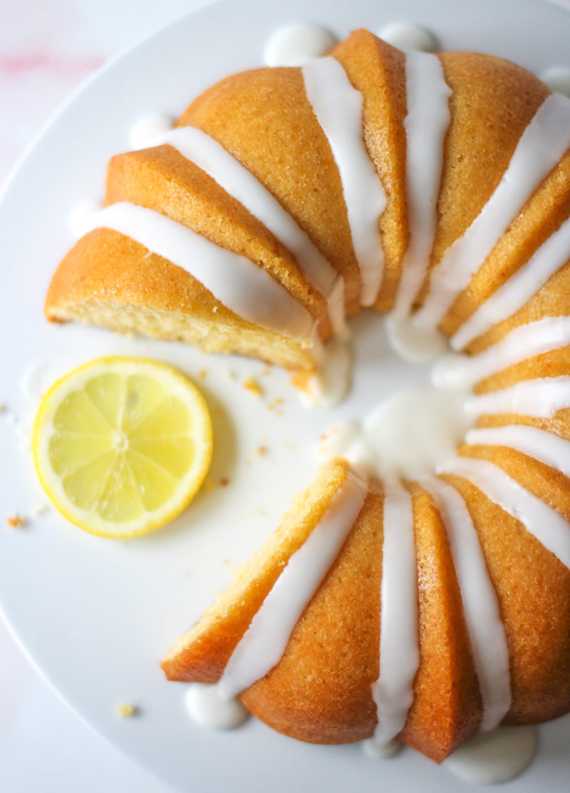Lemon Drizzle Bundt Cake - Baker Jo