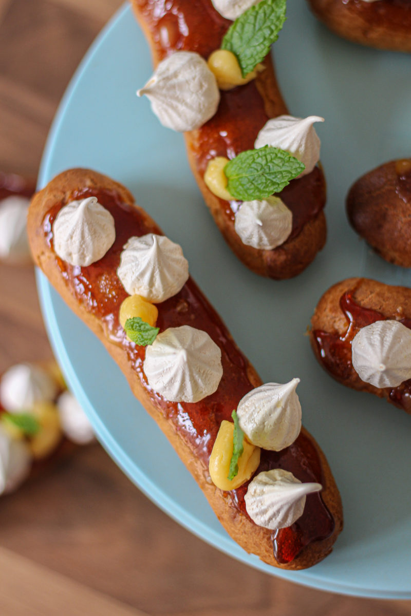 The Bake Off Box: Passion Fruit Eclairs with Meringue Kisses - Baker Jo