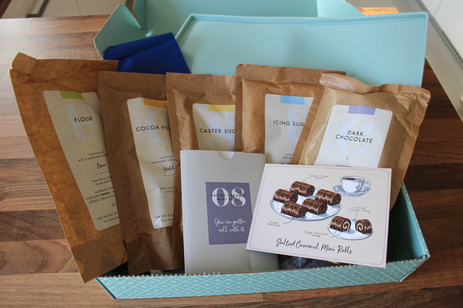 The Bake Off Box: Salted Caramel Mini Rolls - Baker Jo